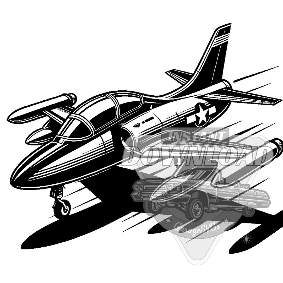 Jet Trainer SVG Bundle - Etsy