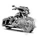 Bagger Motorcycle SVG Bundle - Etsy