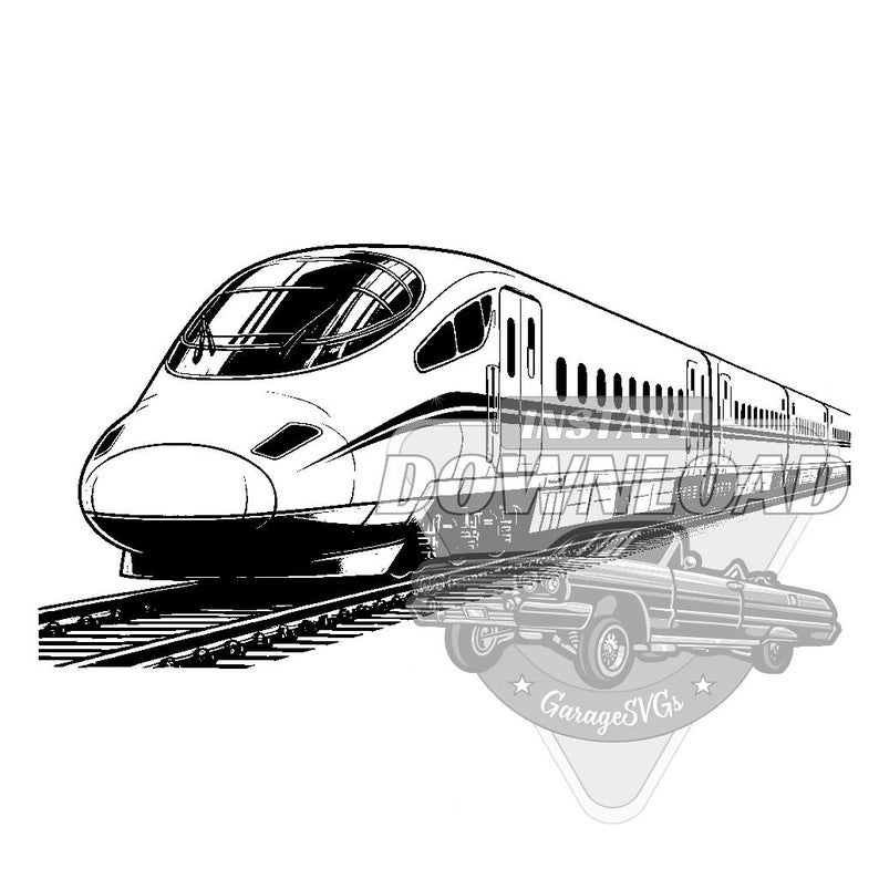 Shinkansen SVG Bundle - Etsy