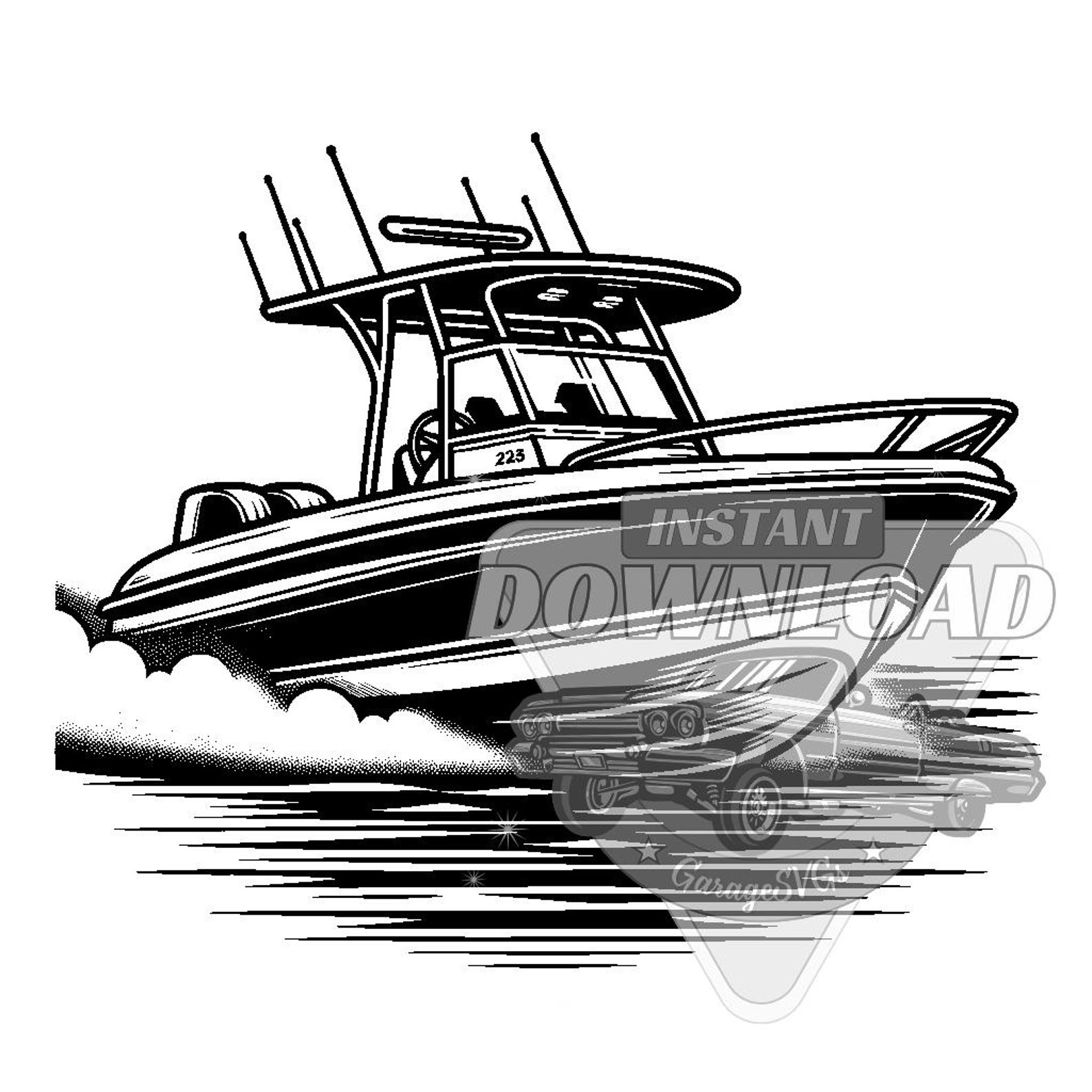 Motorboat SVG Bundle - Etsy