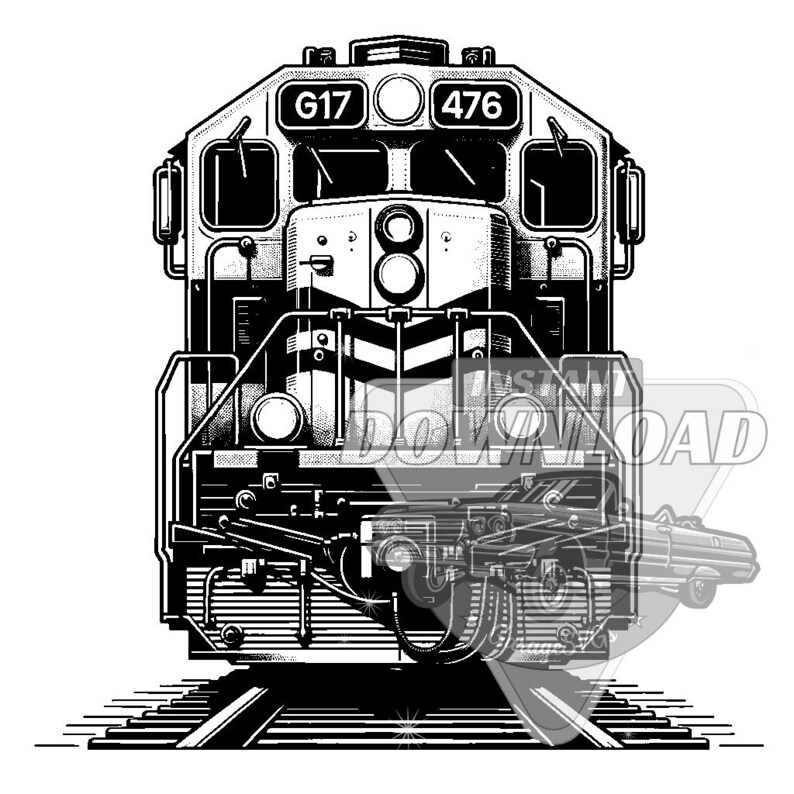 Diesel Locomotive SVG Bundle - Etsy