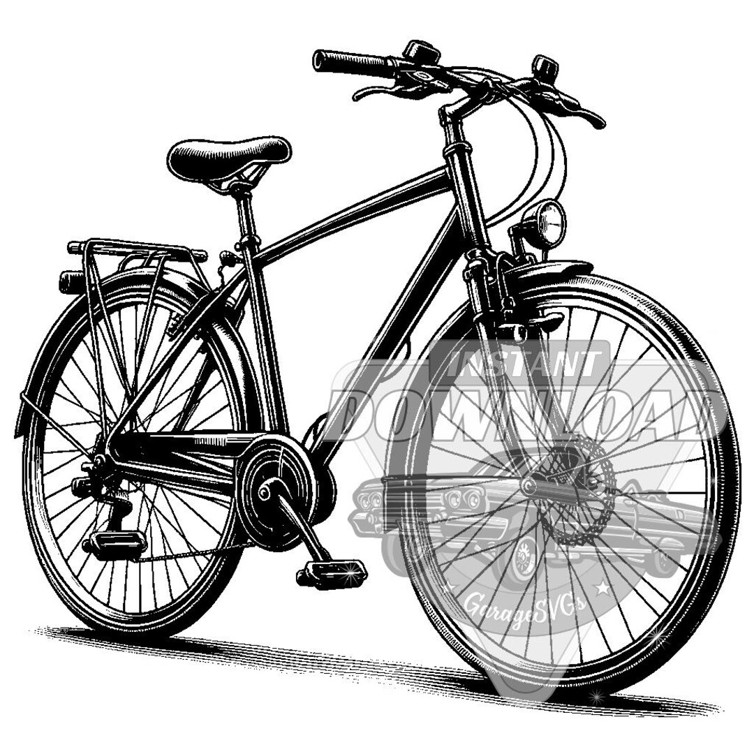 Commuter Bike SVG Bundle - Etsy