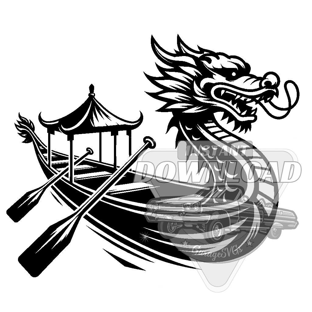 Dragon Boat SVG Bundle - Etsy