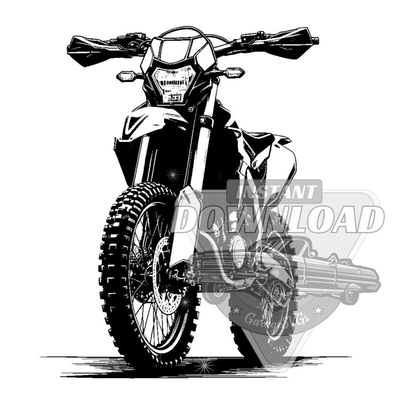 Enduro Motorcycle SVG Bundle - Etsy