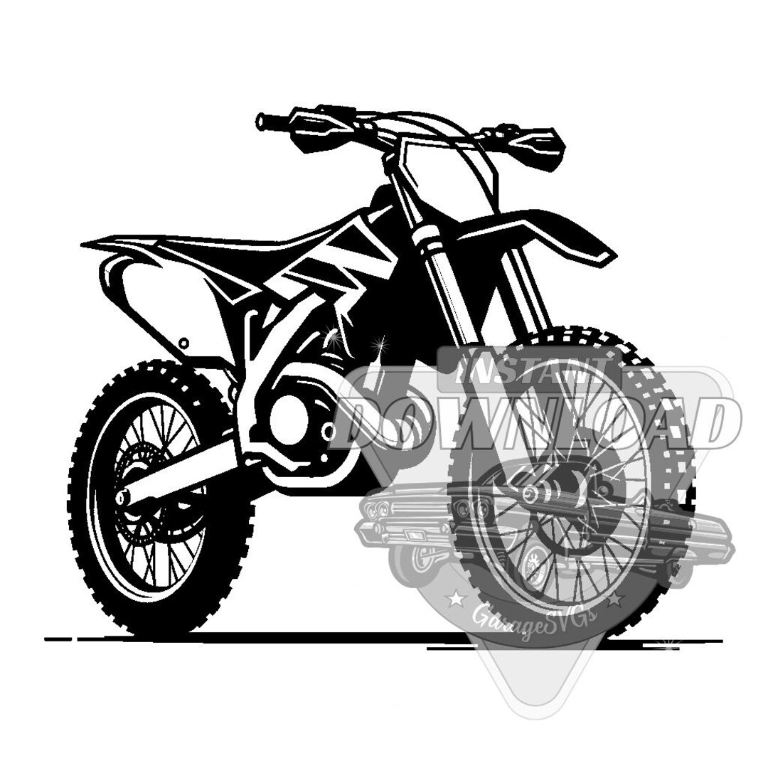 Motocross Bike SVG Bundle - Etsy