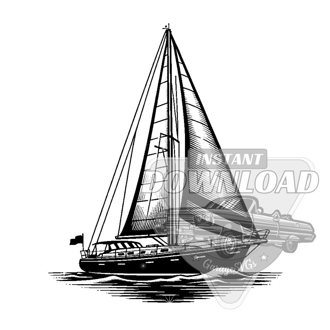 Sailboat SVG Bundle - Etsy