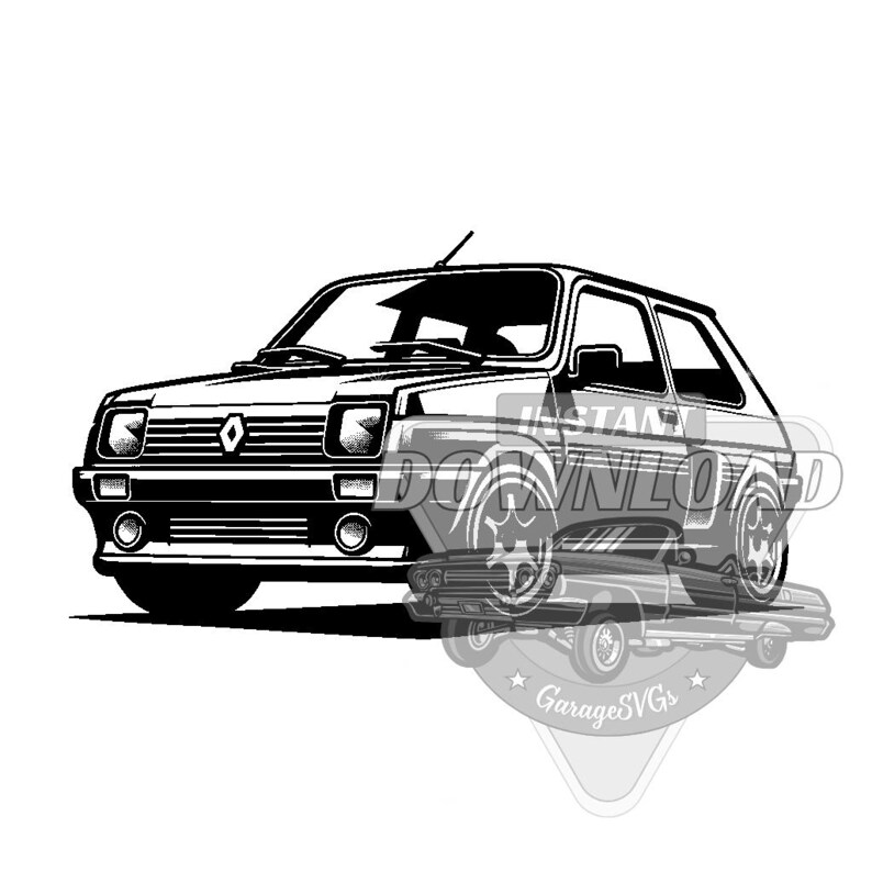Renault R5 Turbo SVG Bundle - Etsy