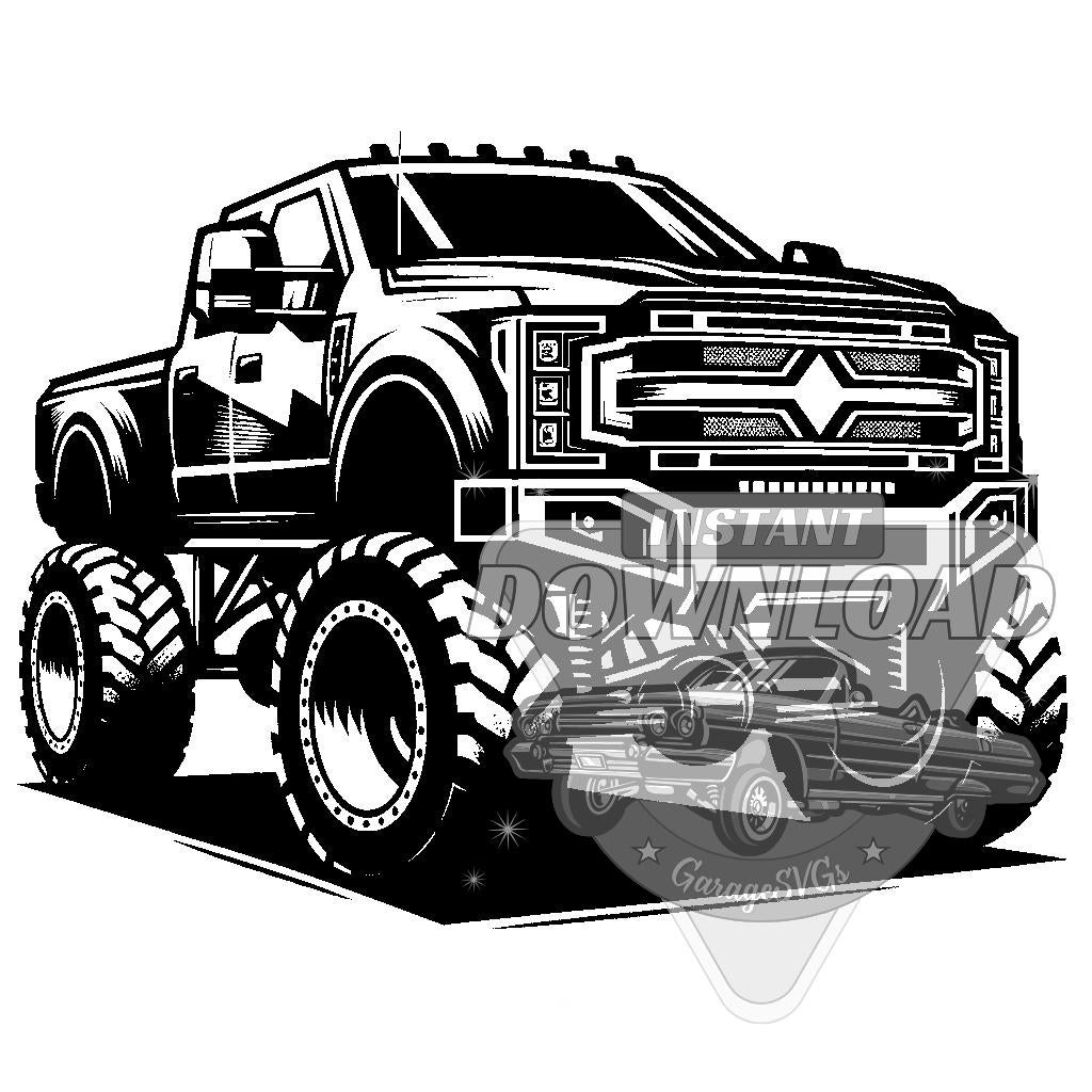 Mud Bogging Truck SVG Bundle - Etsy