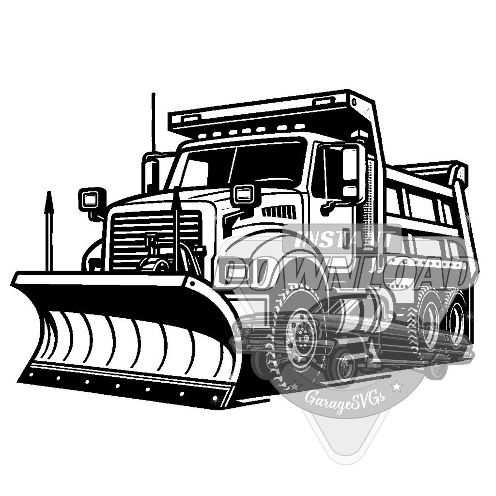 Snowplow SVG Bundle - Etsy