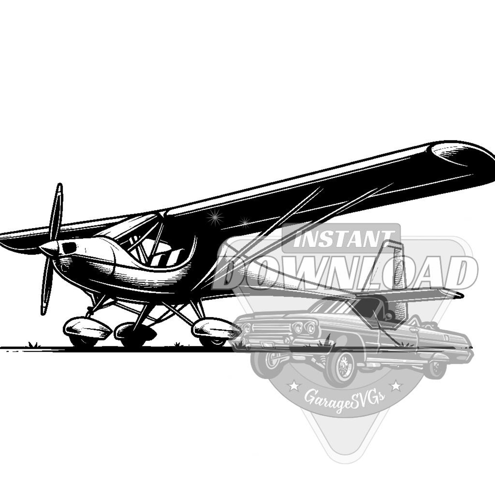 Ultralight Aircraft SVG Bundle - Etsy