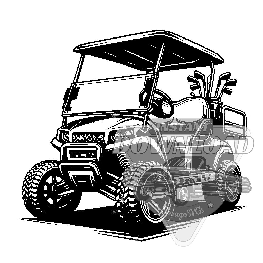 Off Road Golf Cart SVG Bundle - Etsy