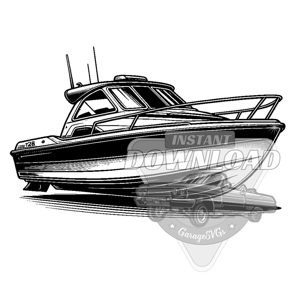 Motorboat SVG Bundle - Etsy