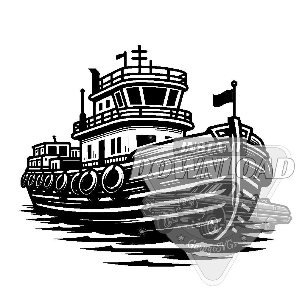 Barge SVG Bundle - Etsy