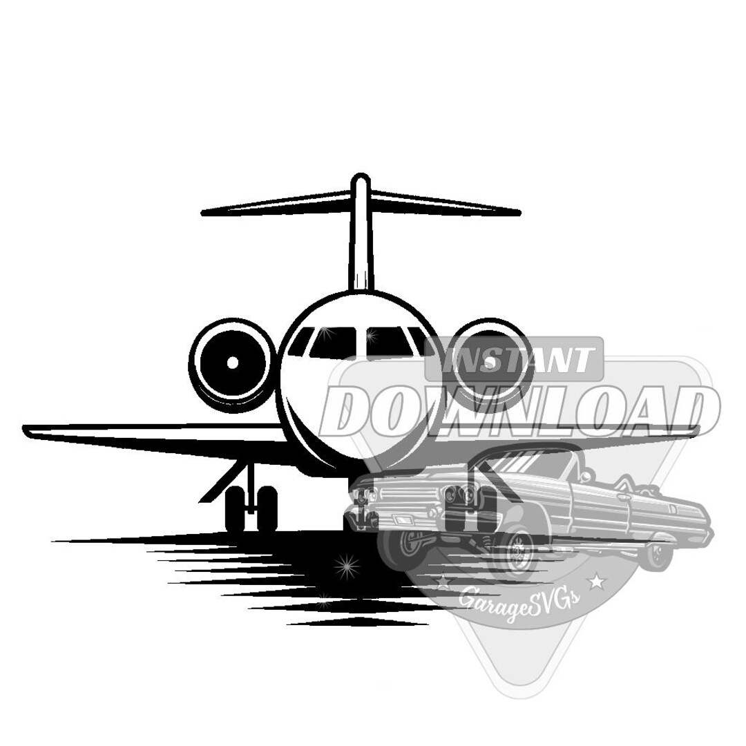 Business Jet SVG Bundle - Etsy