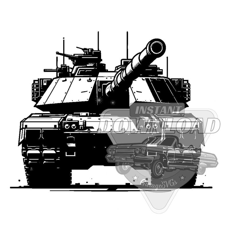 Battle Tank SVG Bundle - Etsy