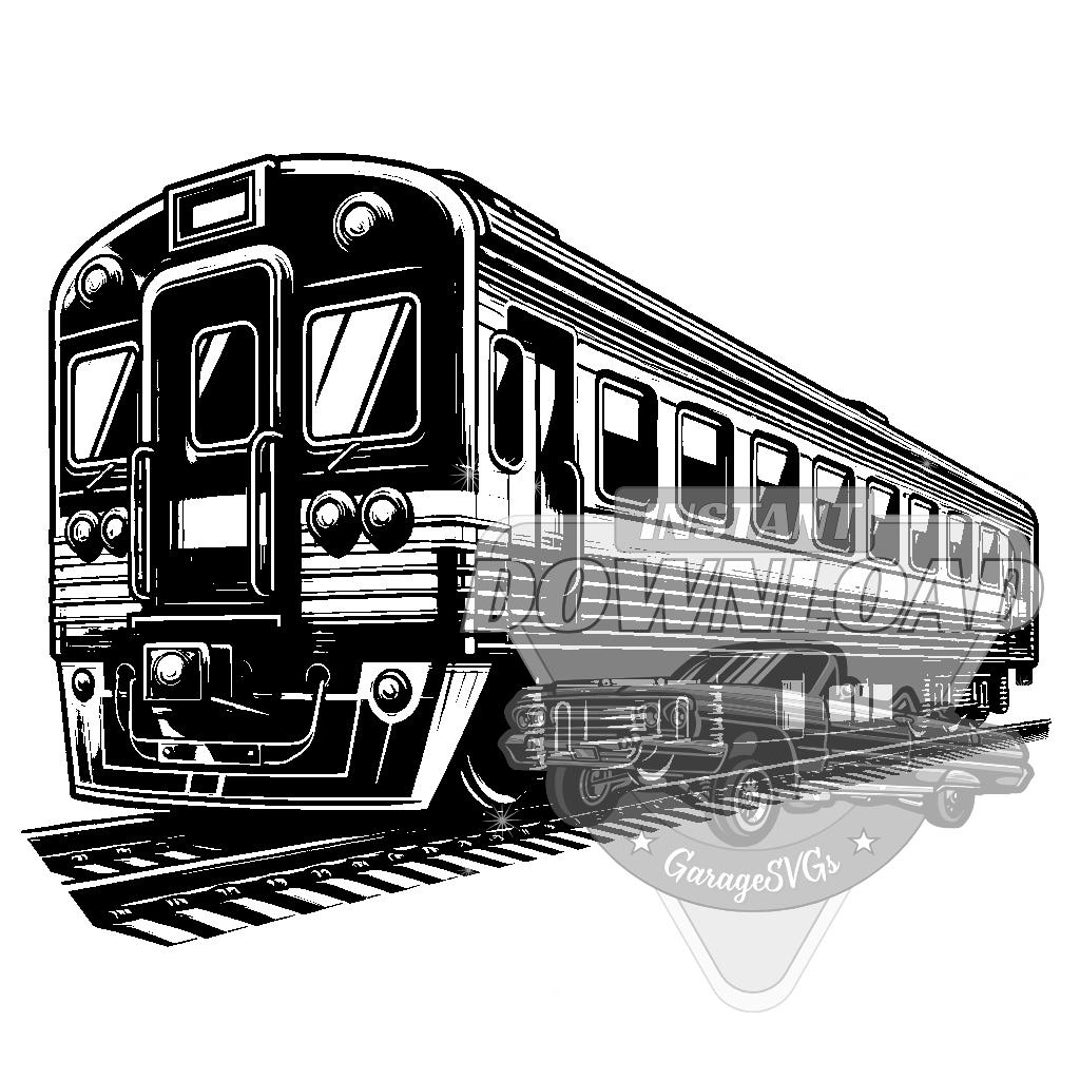 Passenger Train SVG Bundle - Etsy