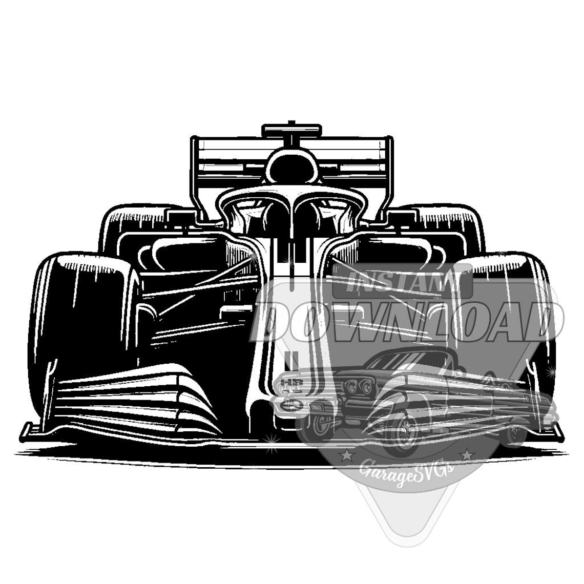 Formula 1 Car SVG Bundle - Etsy