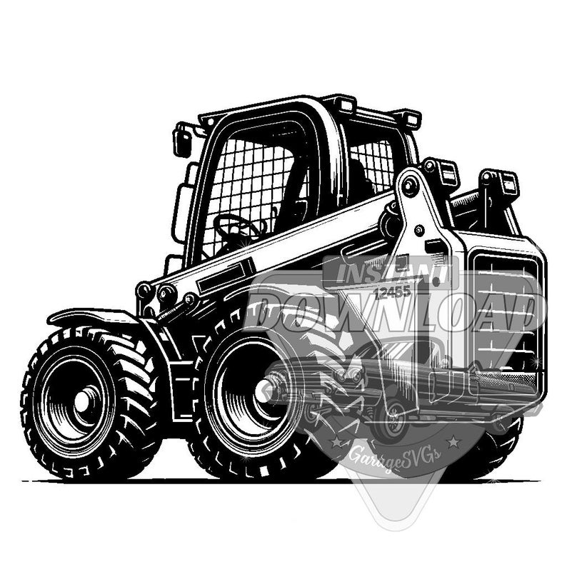 Telehandler SVG Bundle - Etsy
