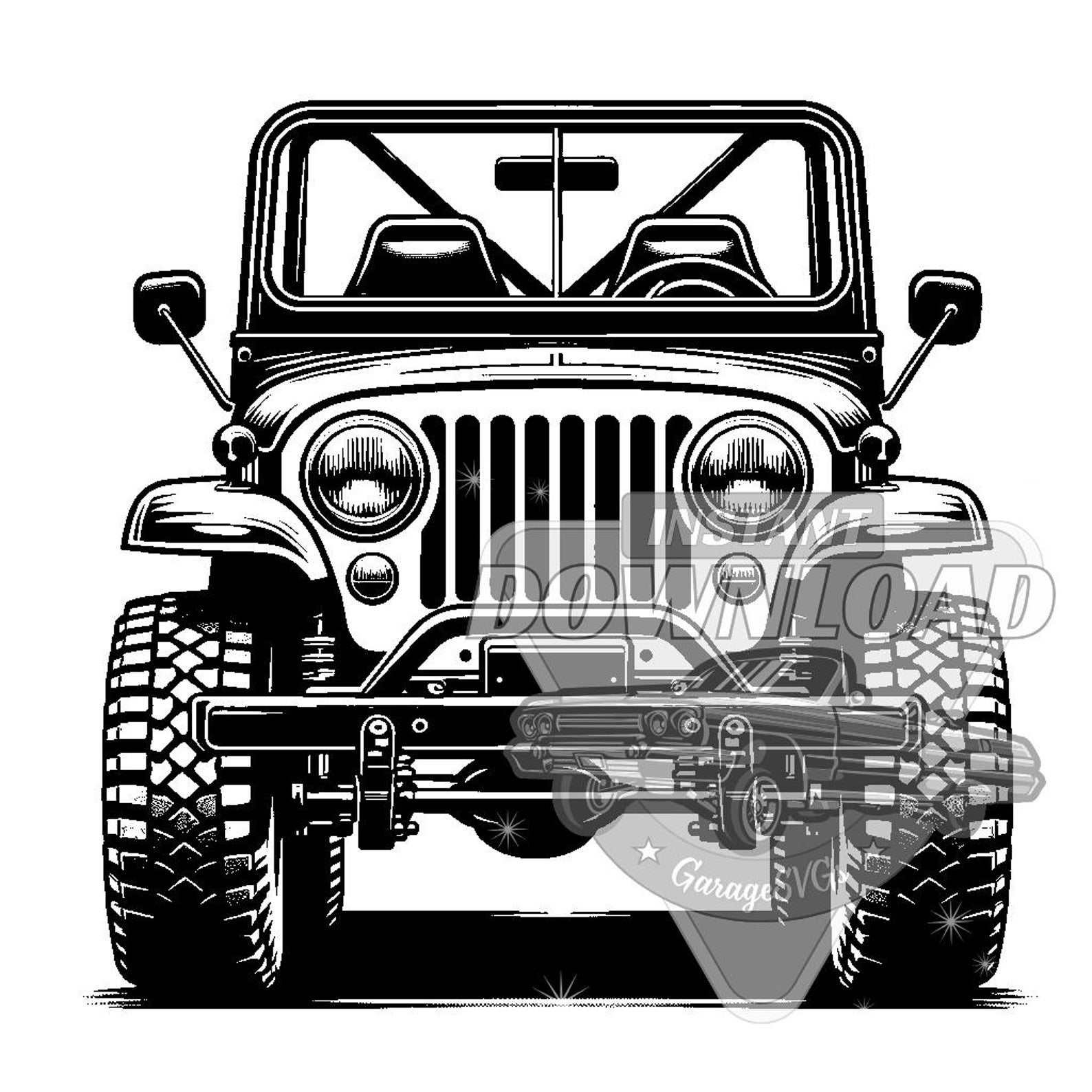 Vintage off Road Vehicle SVG Bundle - Etsy