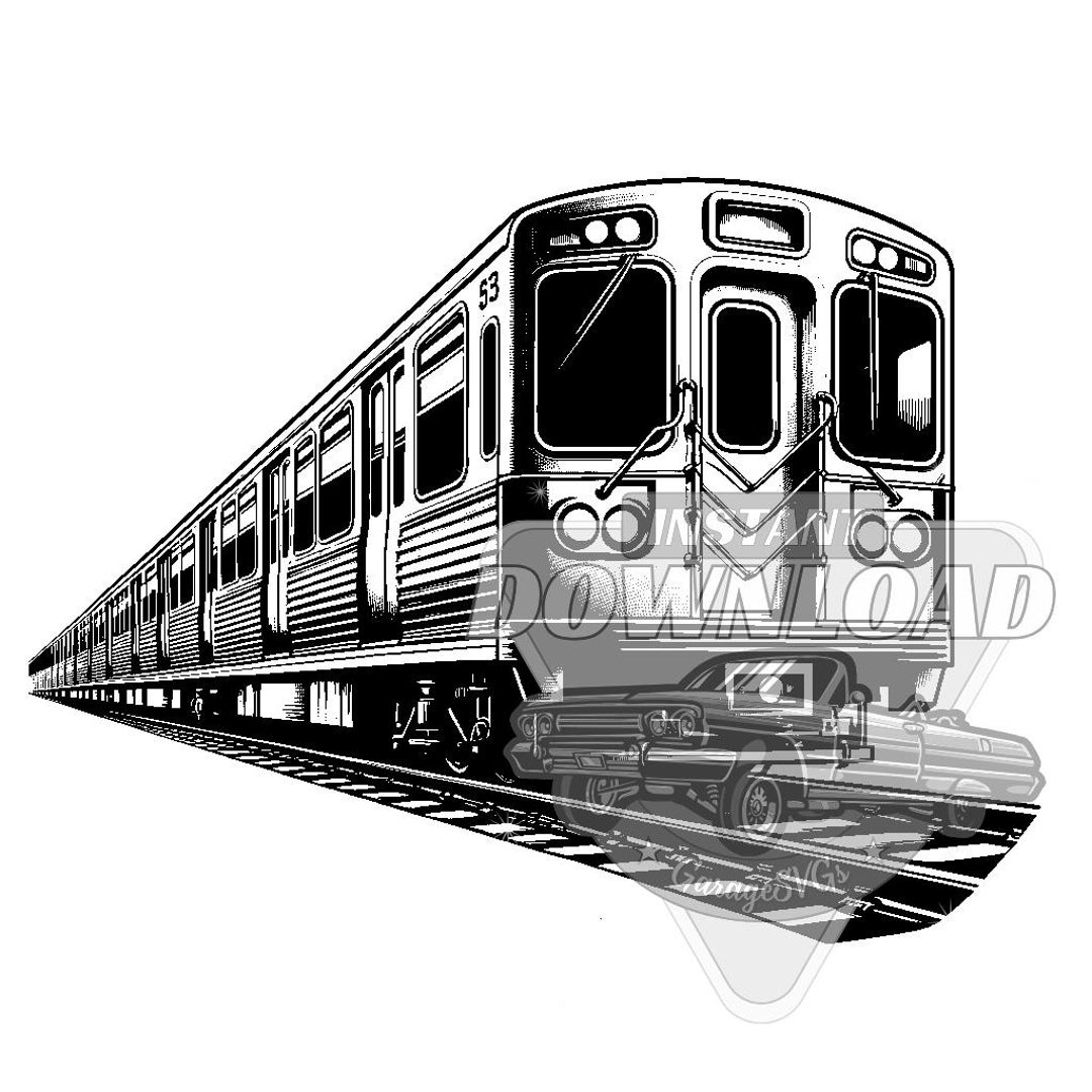 Commuter Train SVG Bundle - Etsy