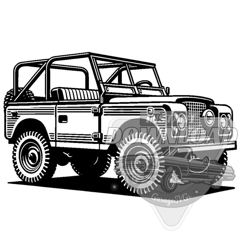 Vintage off Road Vehicle SVG Bundle - Etsy
