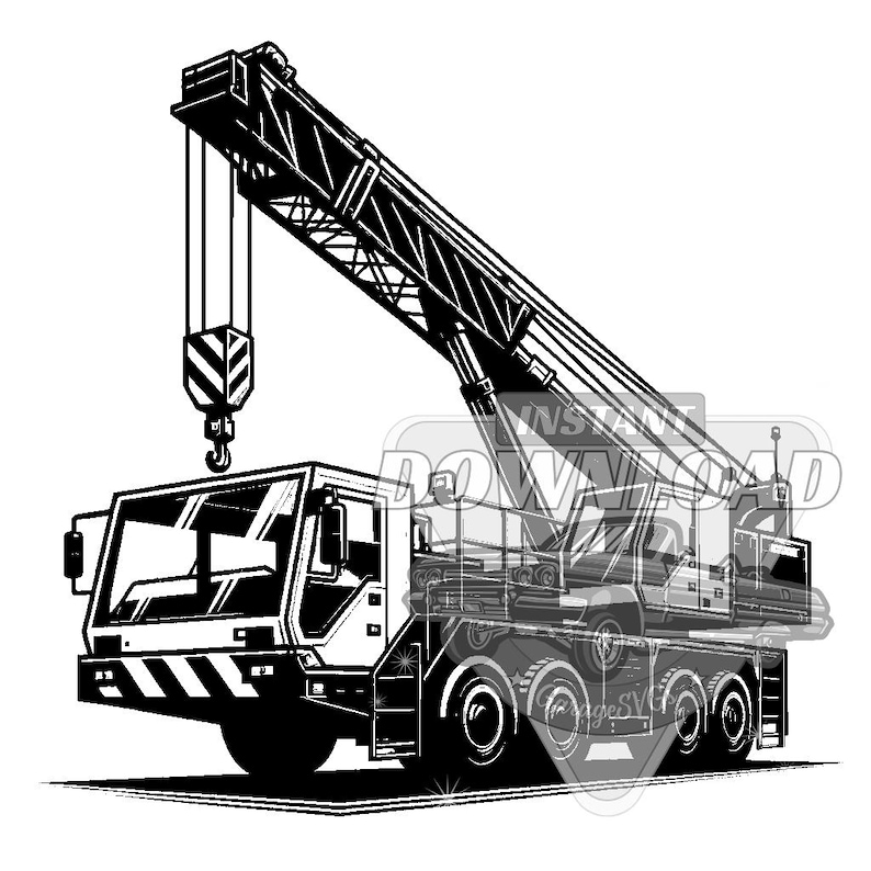 Mobile Crane SVG Bundle - Etsy