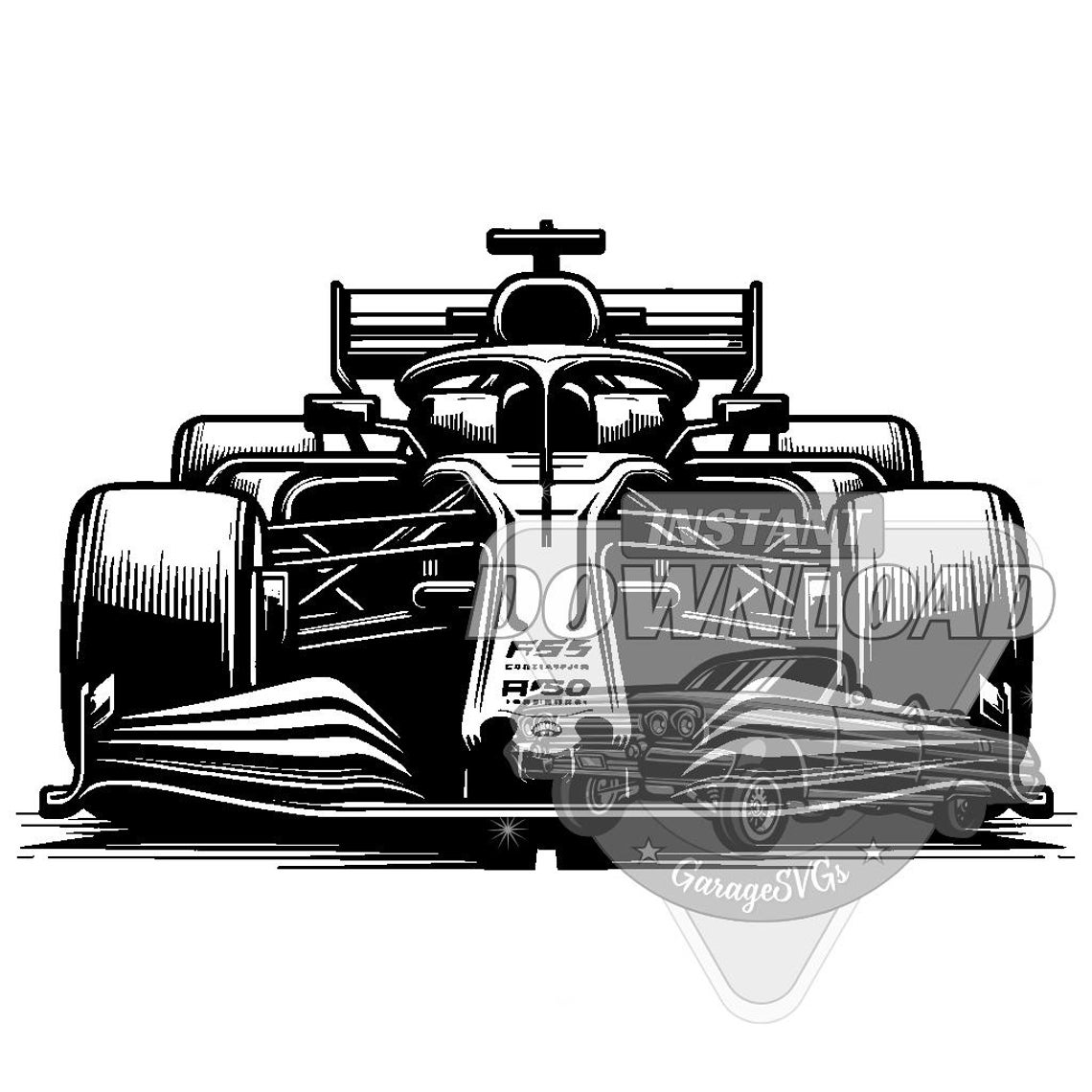 Formula 1 Car SVG Bundle - Etsy