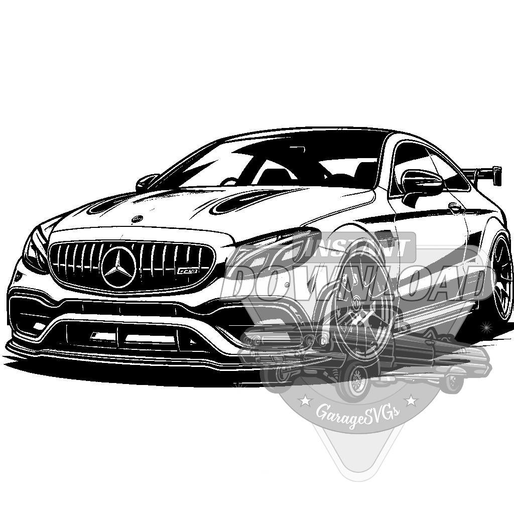 Mercedes C63 AMG SVG Bundle - Etsy