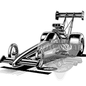 Top Fuel Dragster SVG Bundle - Etsy