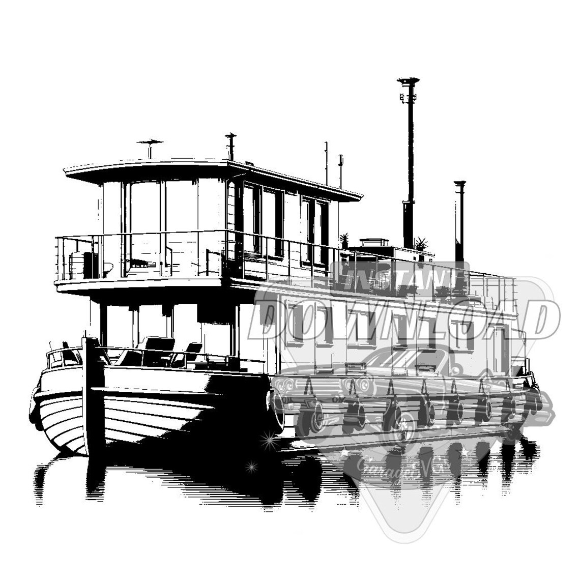 Houseboat SVG Bundle - Etsy