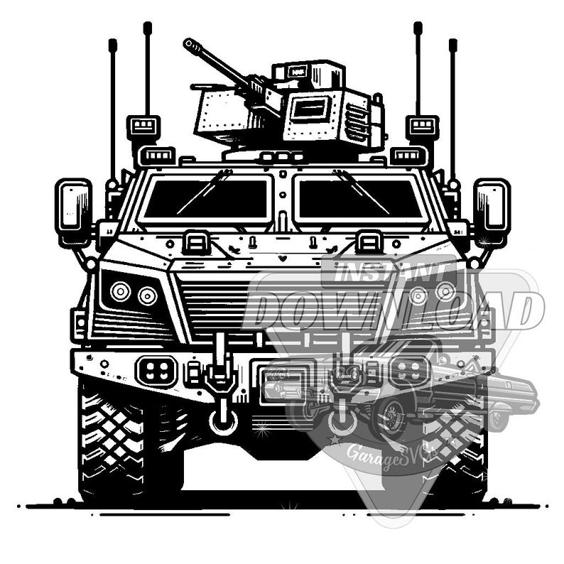 Armored Personnel Carrier SVG Bundle - Etsy