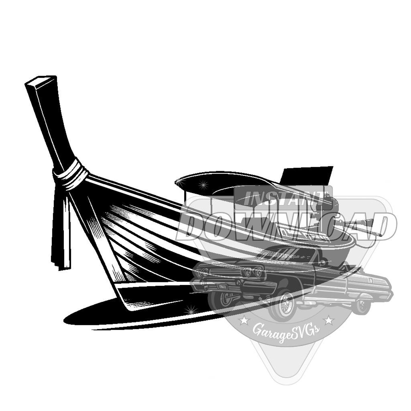 Longtail Boat SVG Bundle - Etsy