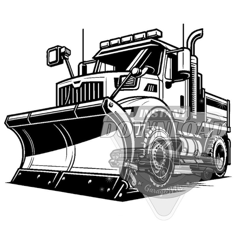 Snowplow SVG Bundle - Etsy