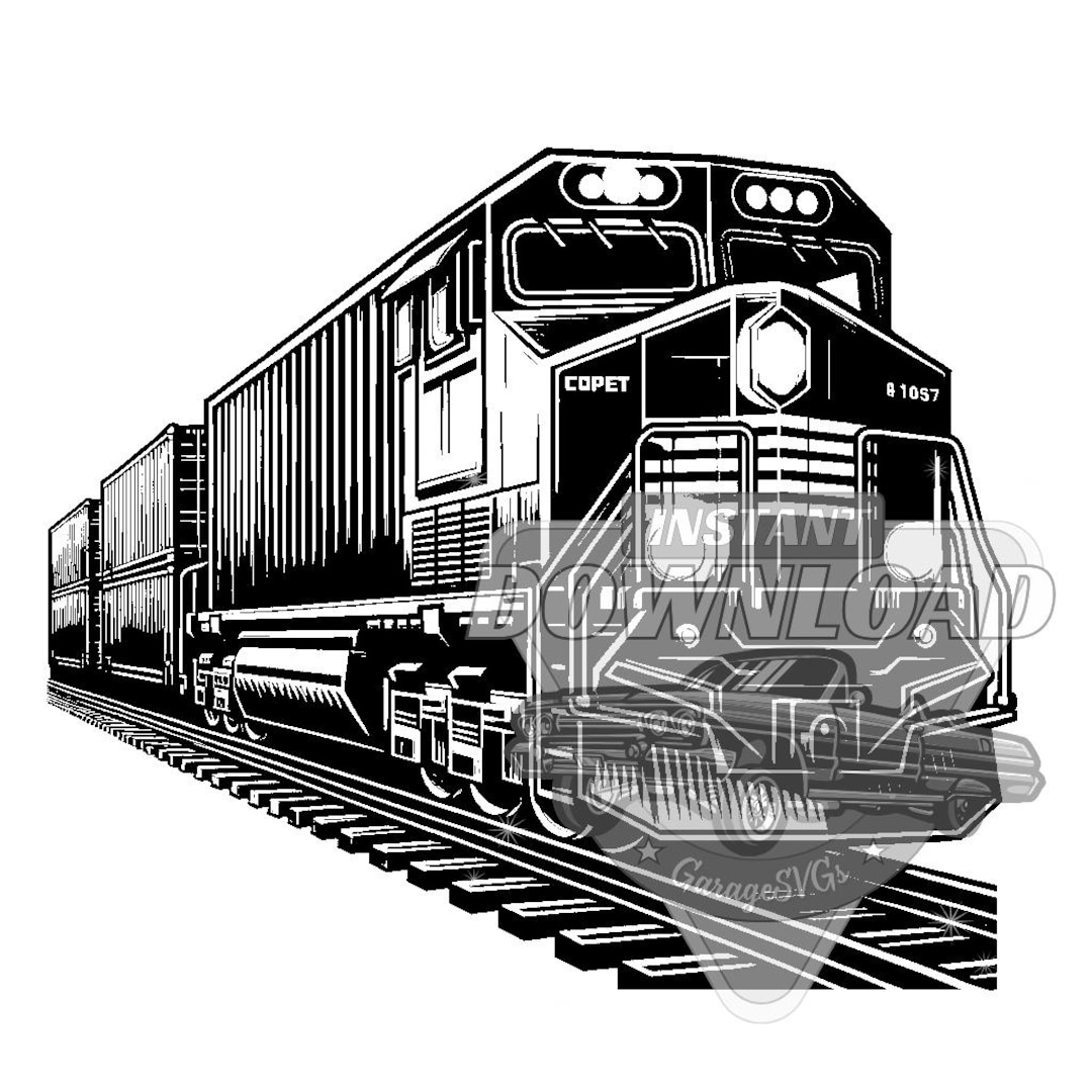 Intermodal Train SVG Bundle - Etsy