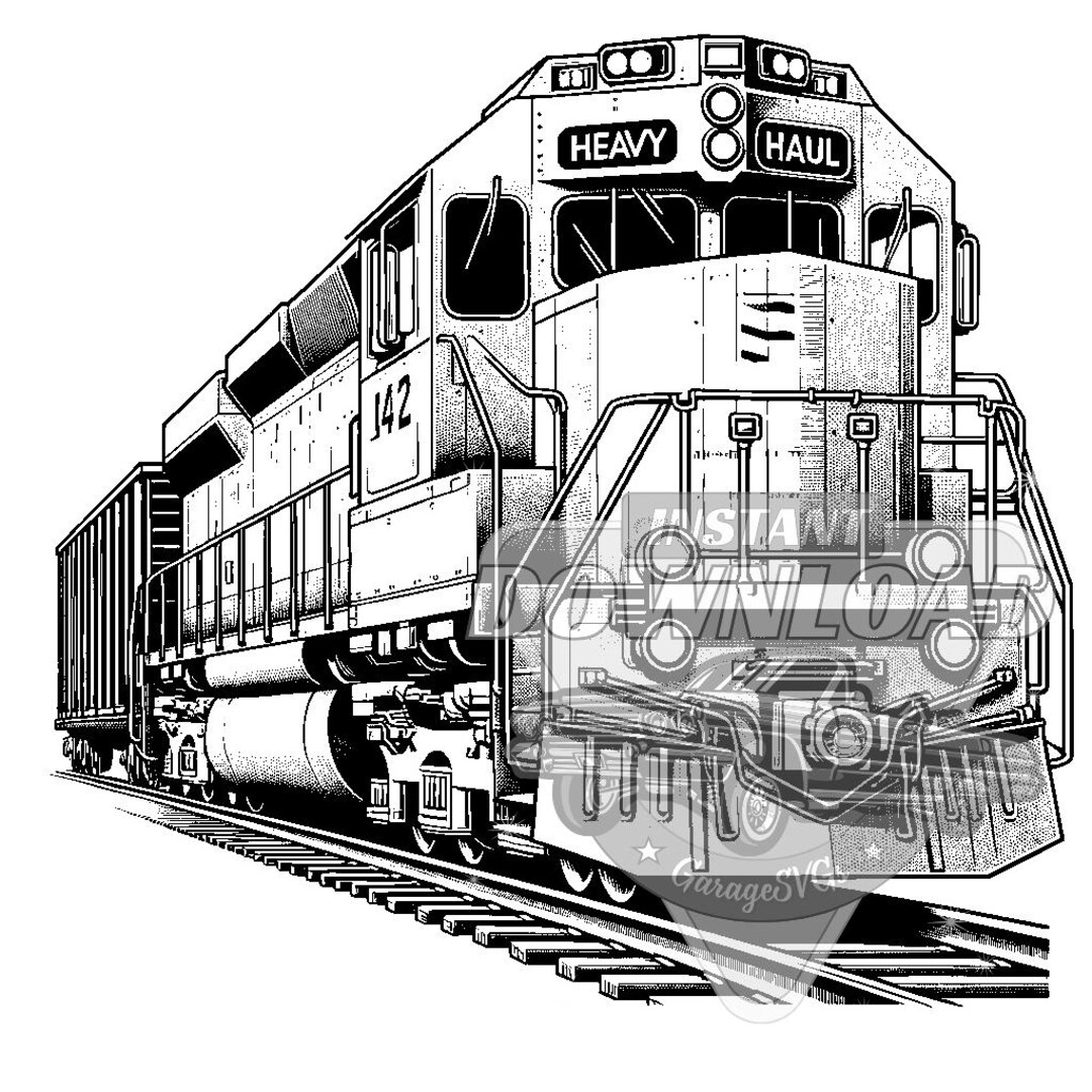 Heavy Haul Train SVG Bundle - Etsy