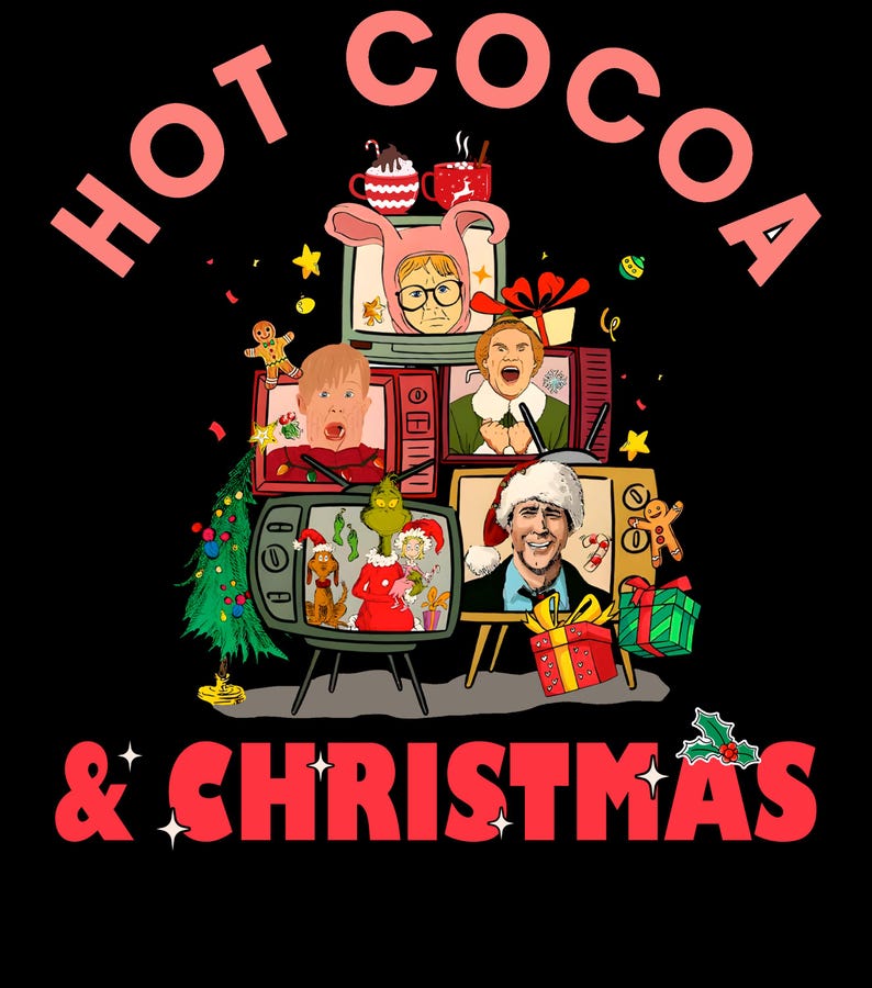 Cocoa and Christmas Movies - Etsy