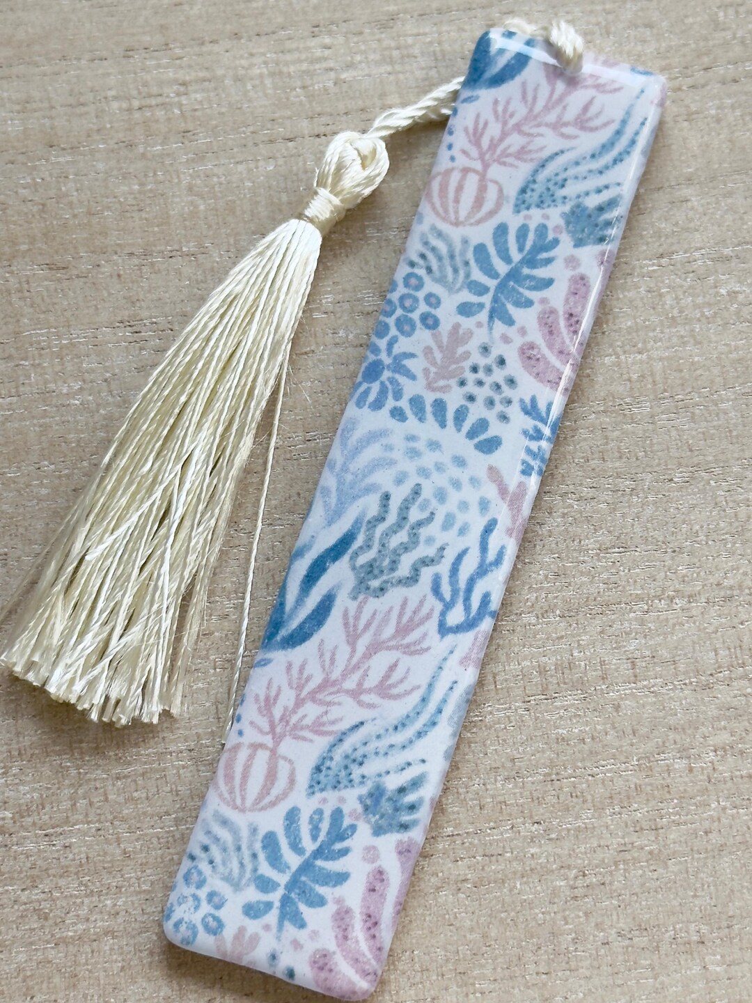 Floral Polymer Clay Bookmark, Handmade 6-inch - Etsy