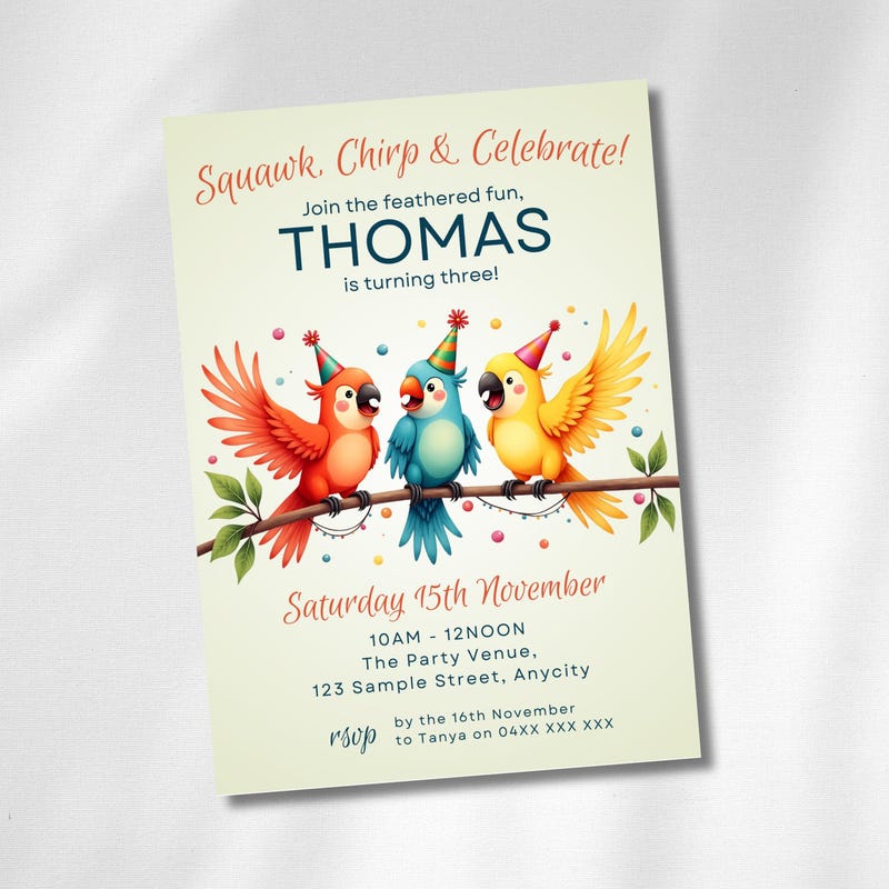 Bird Theme Birthday - Etsy