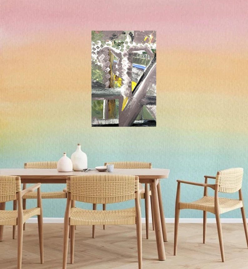 Painting basket Weave 36x24 - Etsy