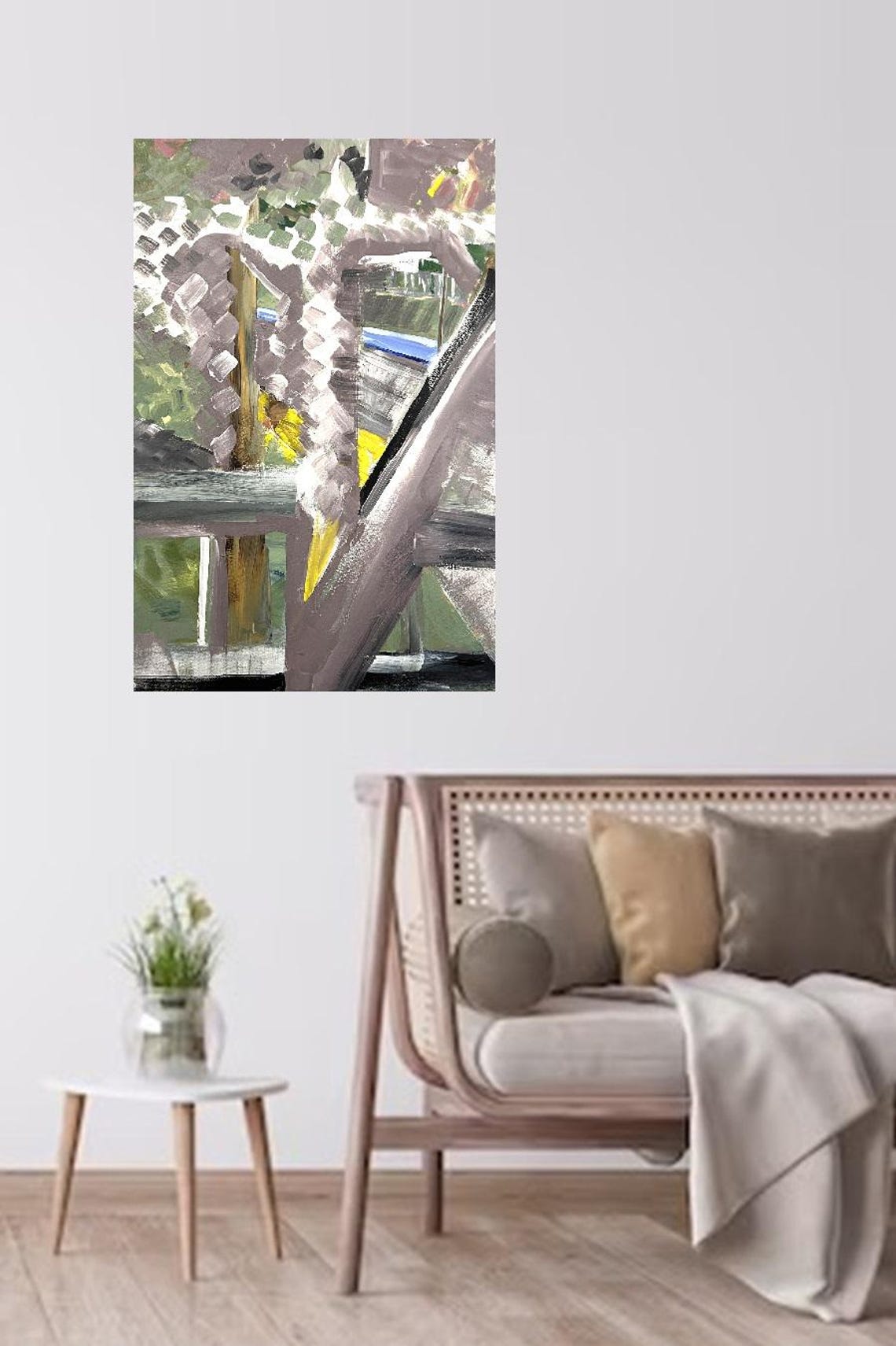 Painting basket Weave 36x24 - Etsy