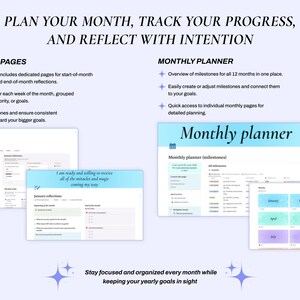 2025 Goal Setting Notion Template New Year Resolution New Year Planner ...