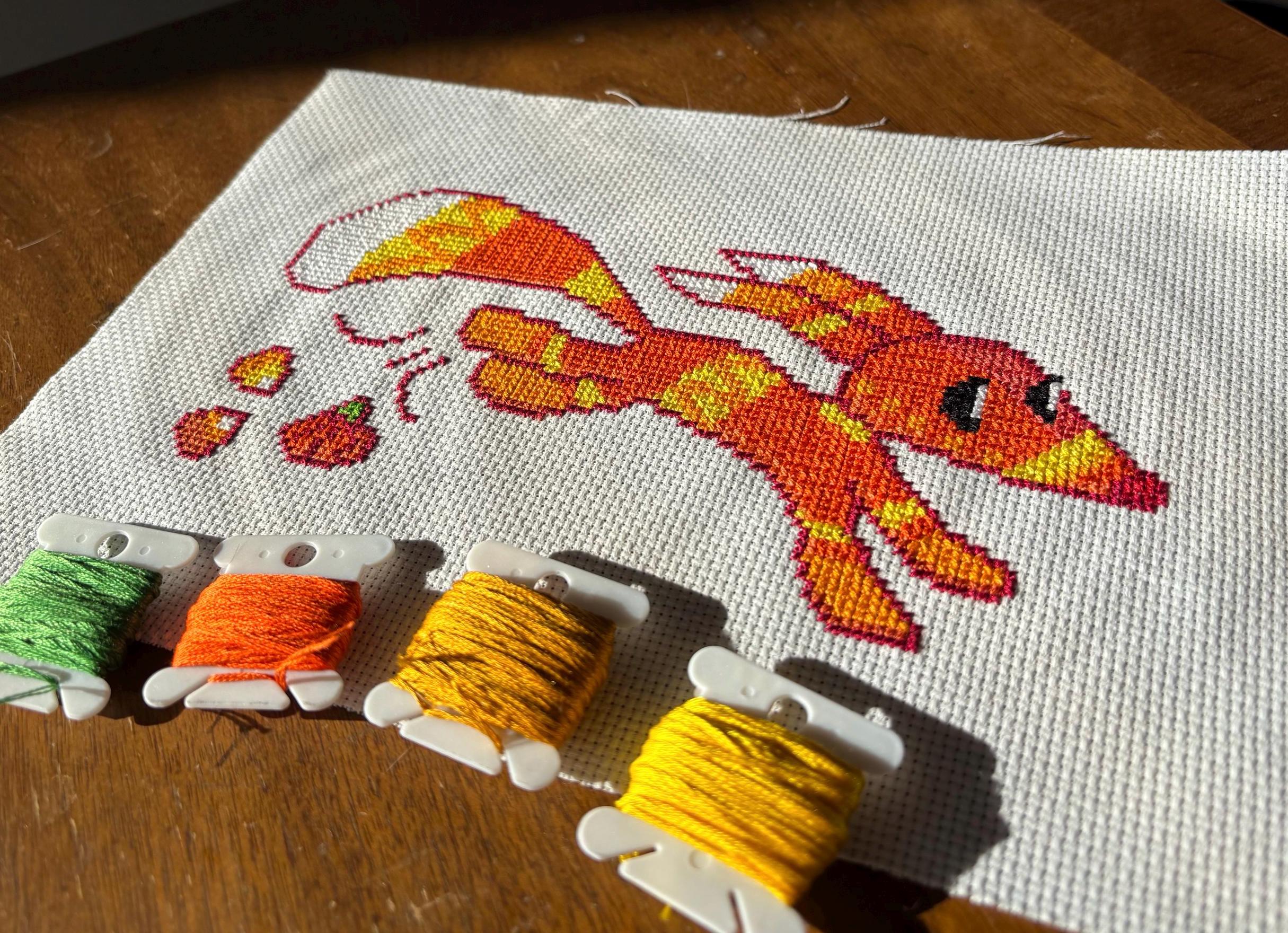 Viva Piñata Pretztail Cross Stitch Pattern: Fox Embroidery (PDF Pattern ...