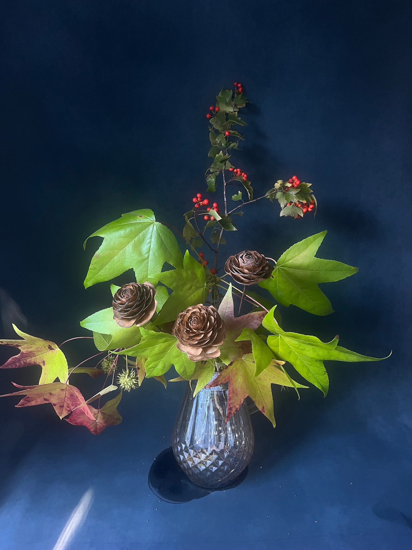 Handcrafted Dried Cedar Roses - Rustic Floral Decor, Natural Pine Cone ...