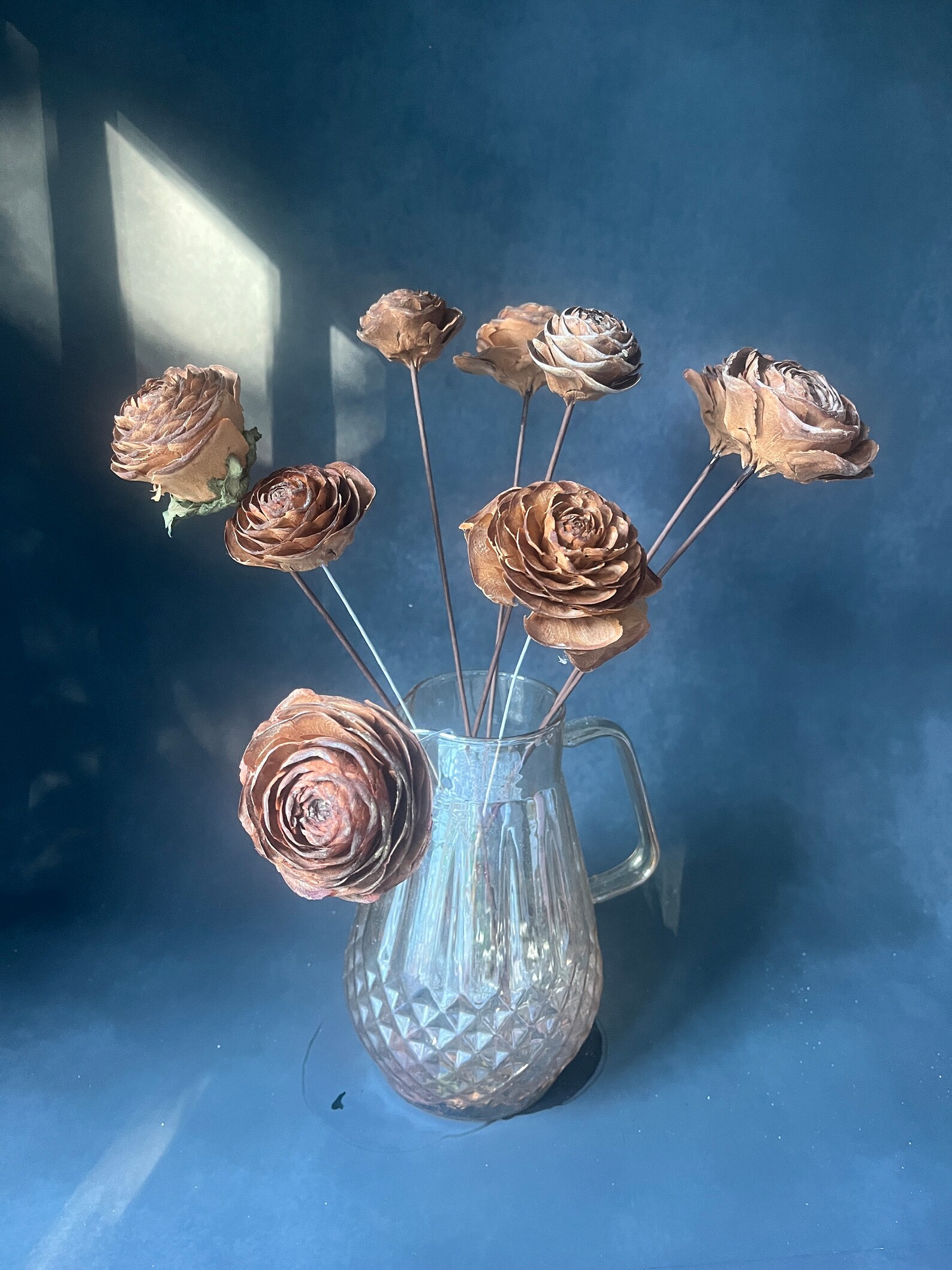 Handcrafted Dried Cedar Roses - Rustic Floral Decor, Natural Pine Cone ...