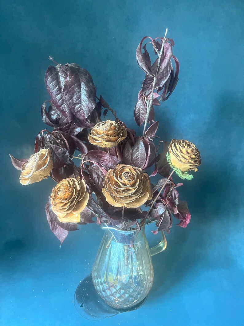 Handcrafted Dried Cedar Roses - Rustic Floral Decor, Natural Pine Cone ...