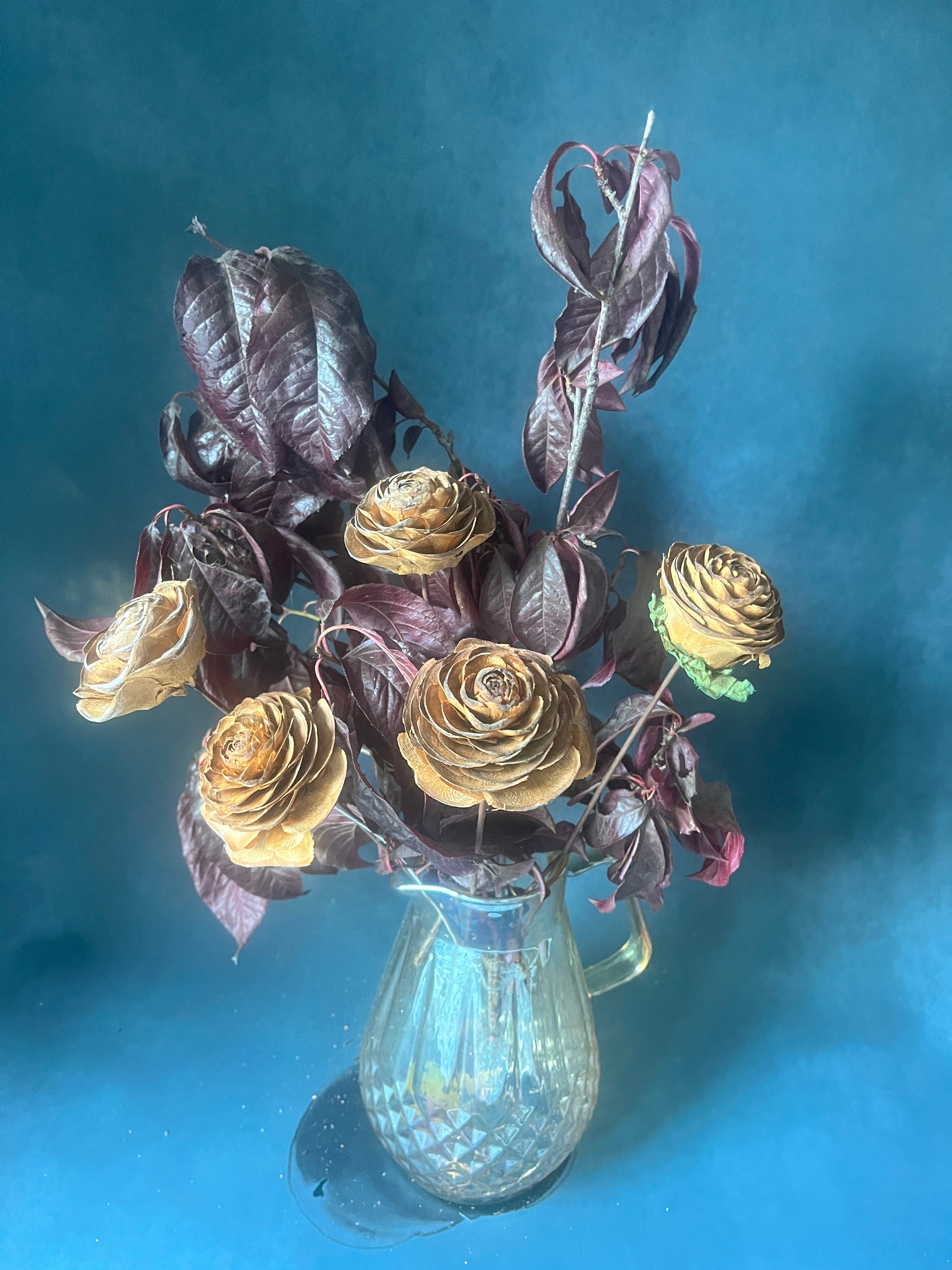 Handcrafted Dried Cedar Roses - Rustic Floral Decor, Natural Pine Cone ...