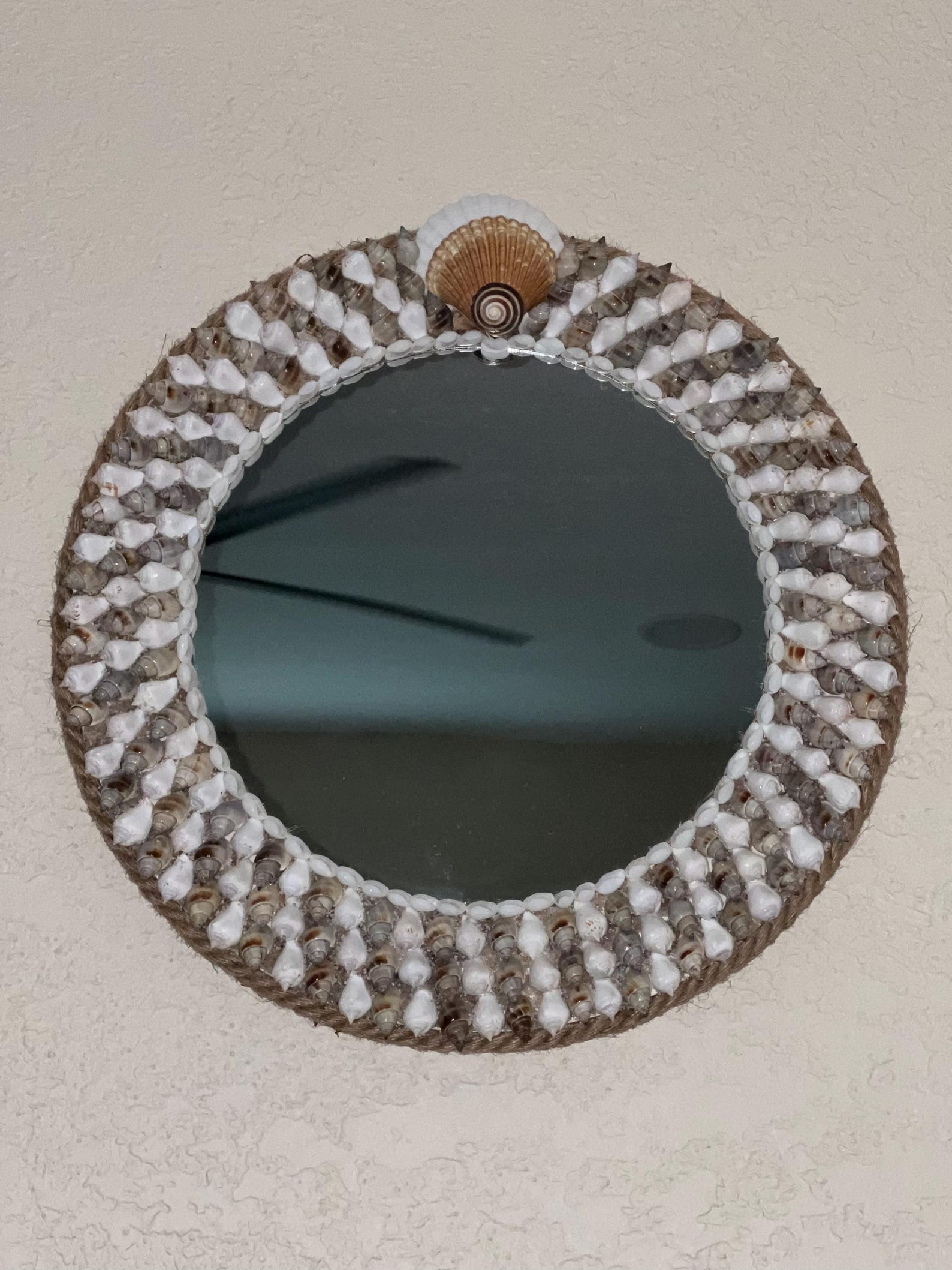 Nautical Hampton, Coastal Beach House, Round Rope Mirror, Twisted Rope ...