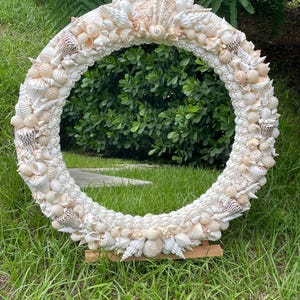 Clam Shell Wall Mirror - Etsy