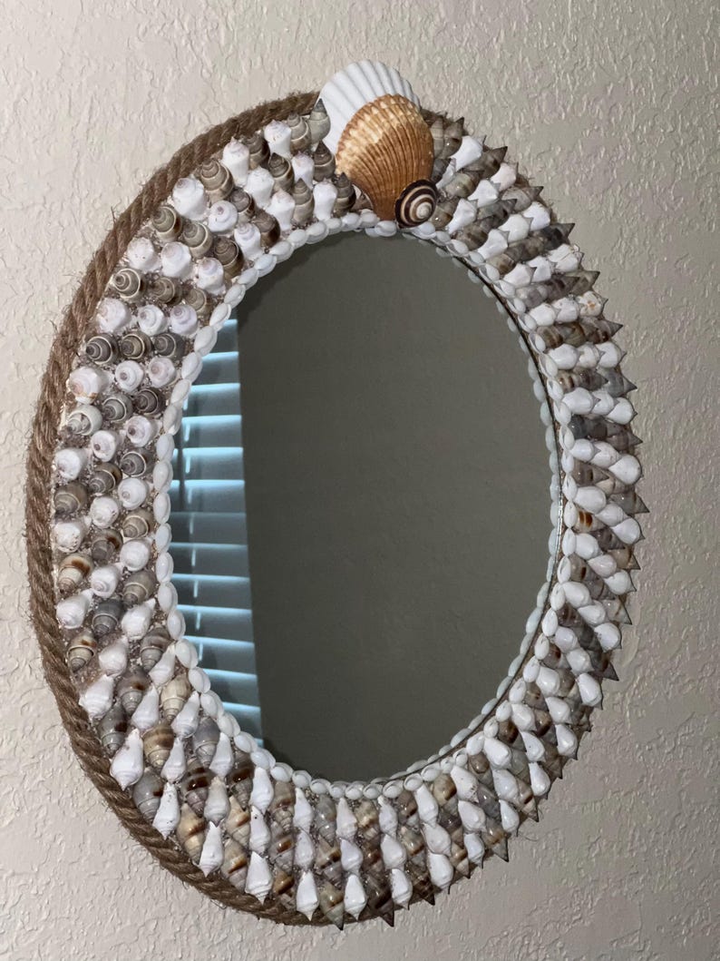 Nautical Hampton, Coastal Beach House, Round Rope Mirror, Twisted Rope ...