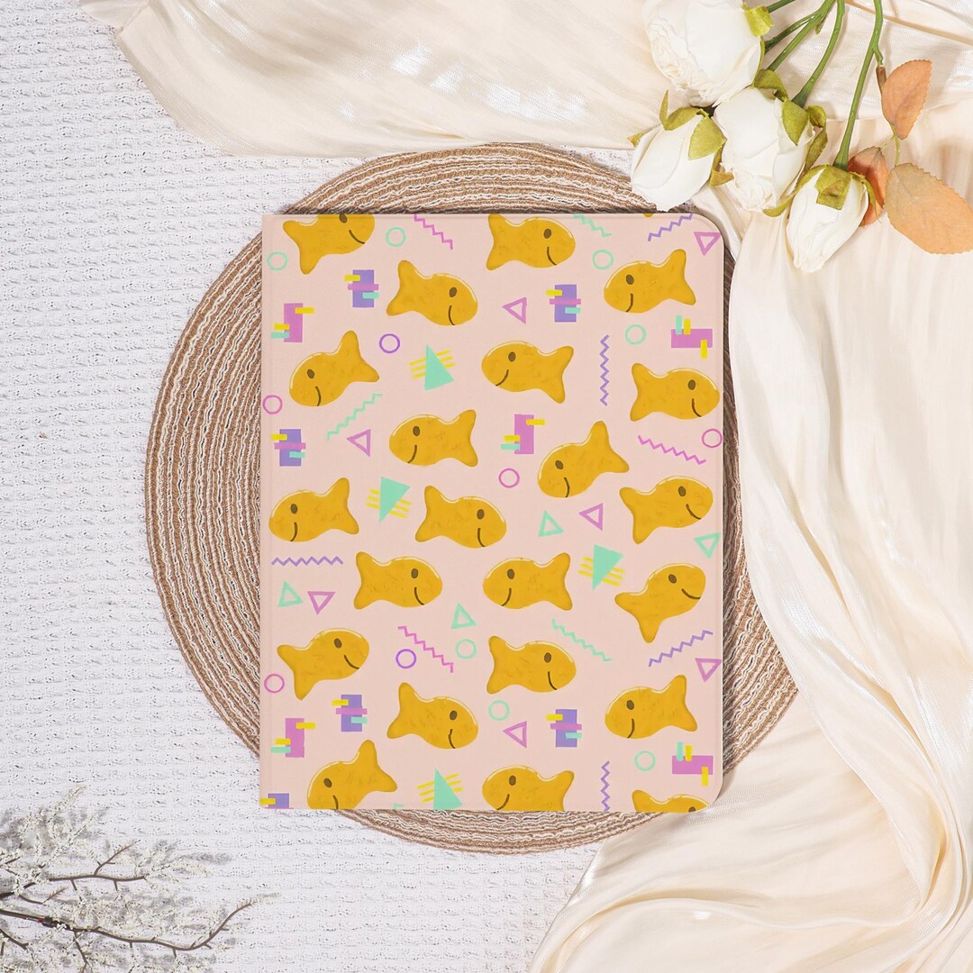 Cute Yellow Fish Prints iPad Case,ipad 2025 Air 7-11/13",mini 6/7,ipad ...